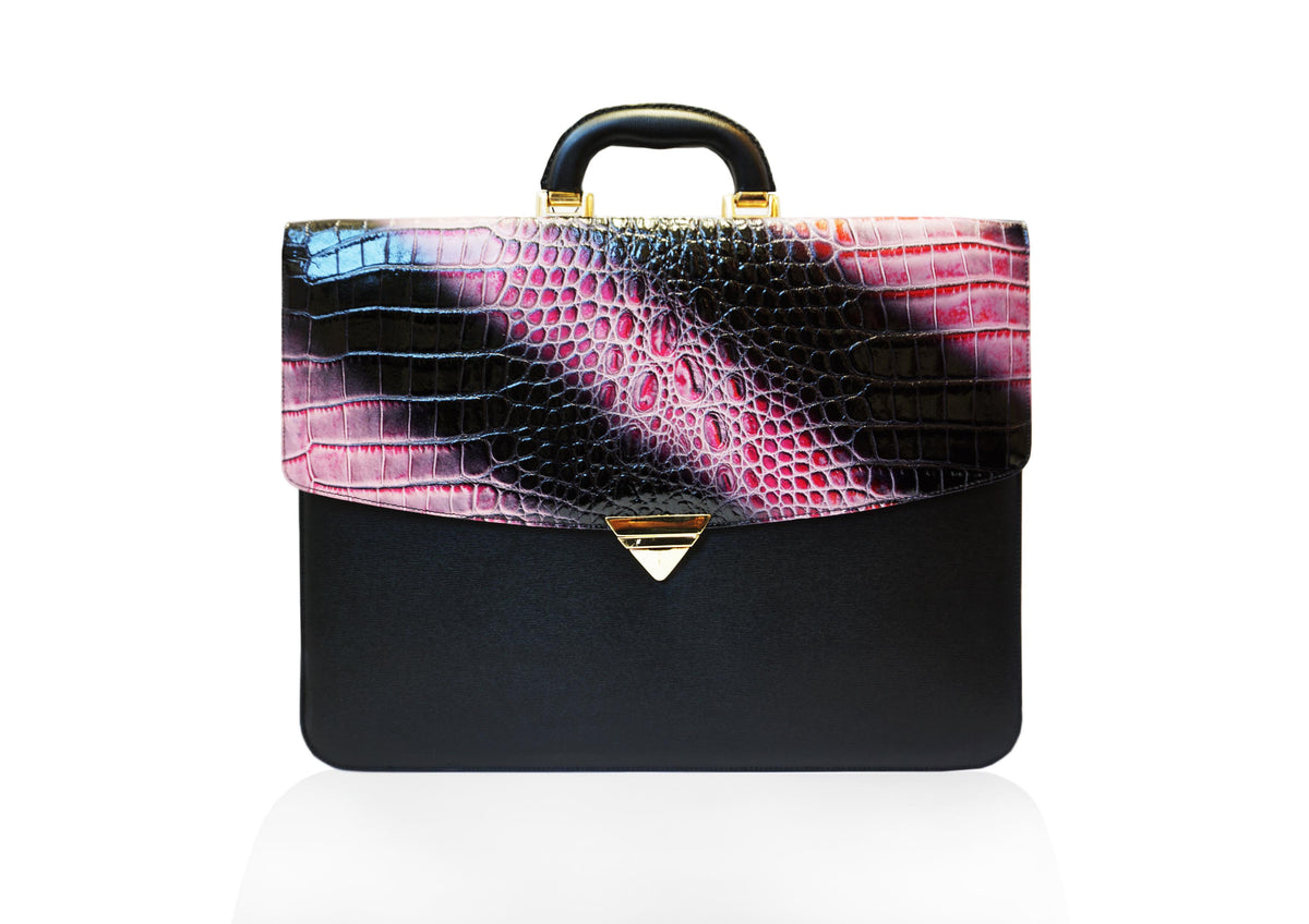 Classic Briefcase Pastel Pink - Large – Daniela de Montby